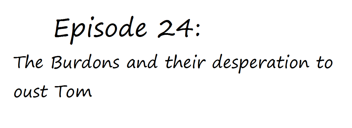 The Burdons and their desperation to oust Tom | The Ruby Brothers Wiki ...