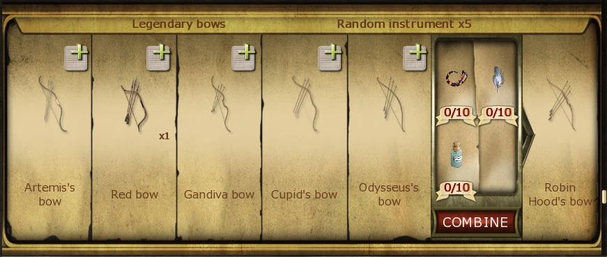 Legendary bows | The Secret Society - Hidden Mystery Wiki | Fandom