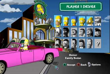 The Simpsons Road Rage Map Proto:The Simpsons: Road Rage (GameCube,