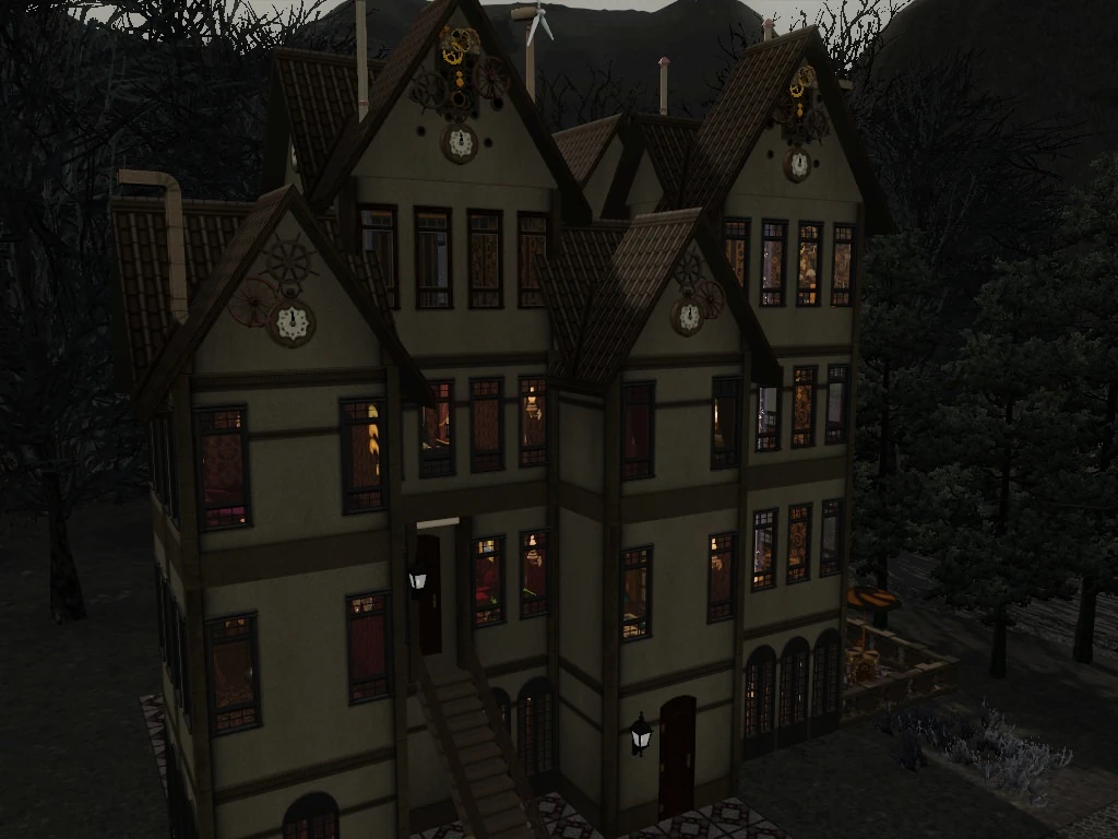 Hollowness:Steampunk Townhouse Labyrinth (Midnight Hollow) | The Sims 3 ...