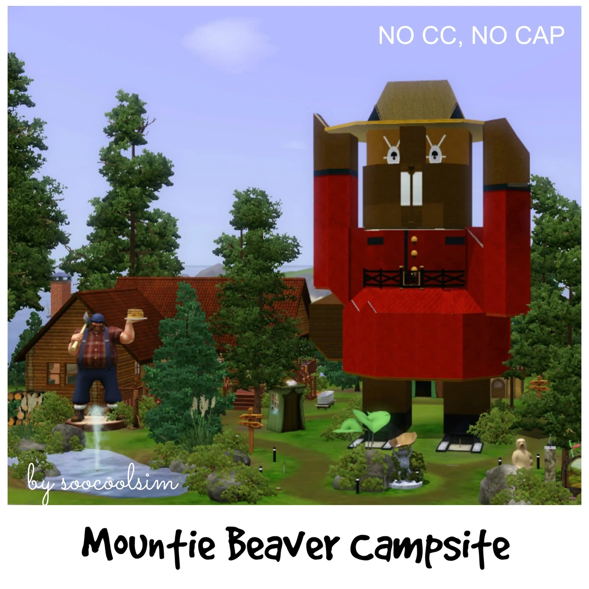 Soocoolsim:Mountie Beaver Campsite | The Sims 3 Exchange Wiki | Fandom