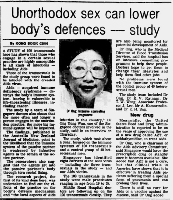 Archive of "Unorthodox sex can lower body’s defences", The Straits ...