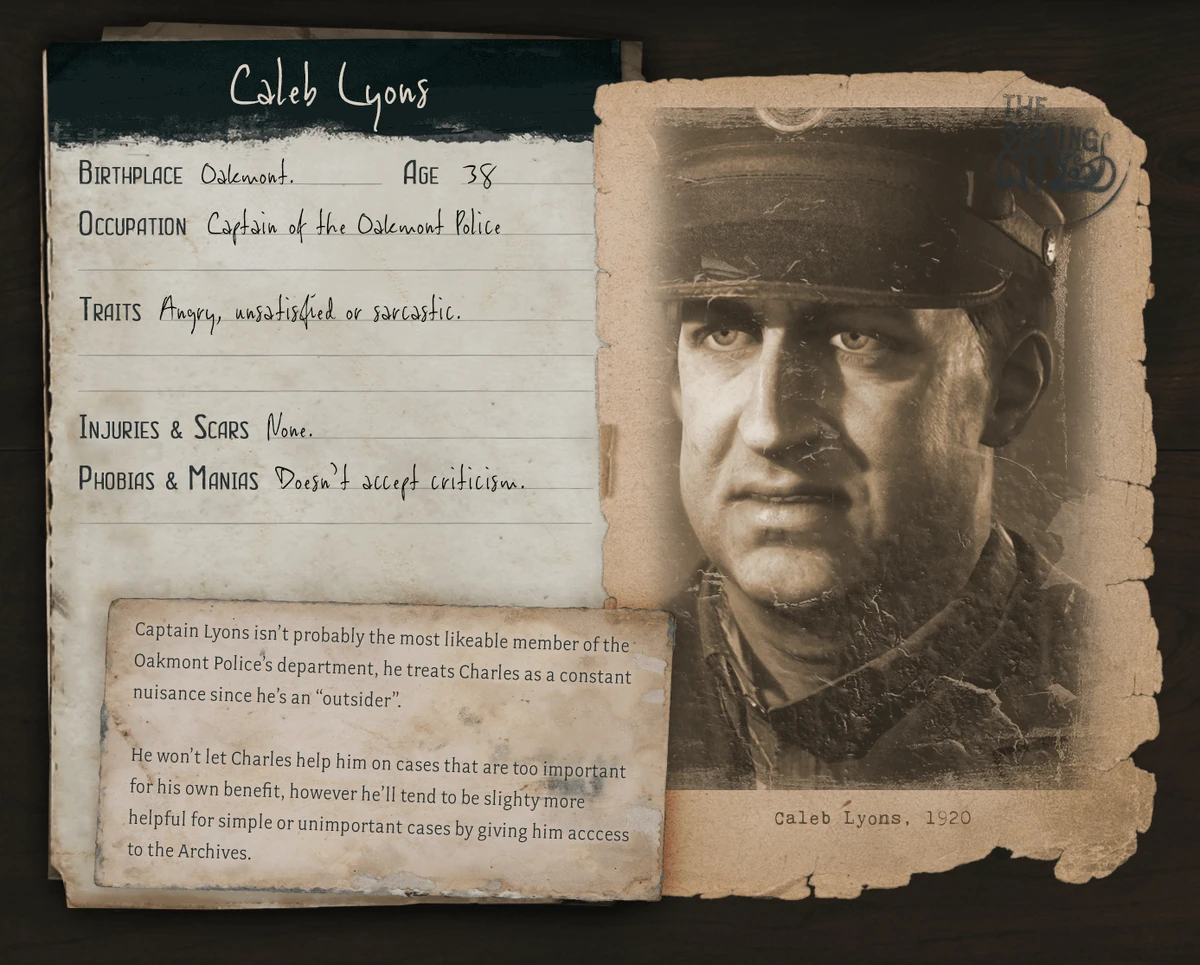Caleb Lyons | The Sinking City Wiki | Fandom
