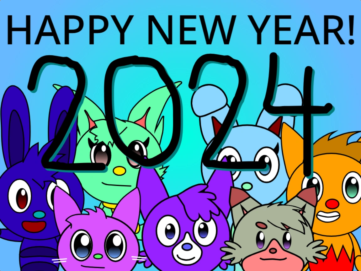 Happy New Year 2024, ft. the Rainbowed cast! | The Slatch Team Wiki ...