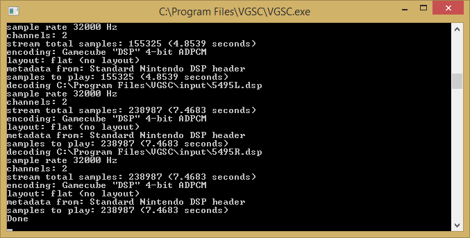 Video Game Sound Converter | The sound resource Wiki | Fandom