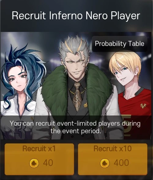 Recruit Inferno Nero Player | The Spike Wiki | Fandom