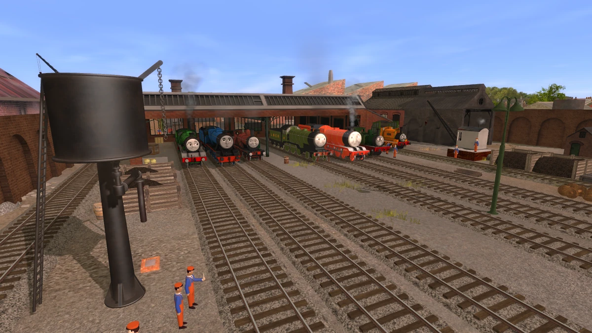 Knapford Sheds | The Start of Sodor Wiki | Fandom