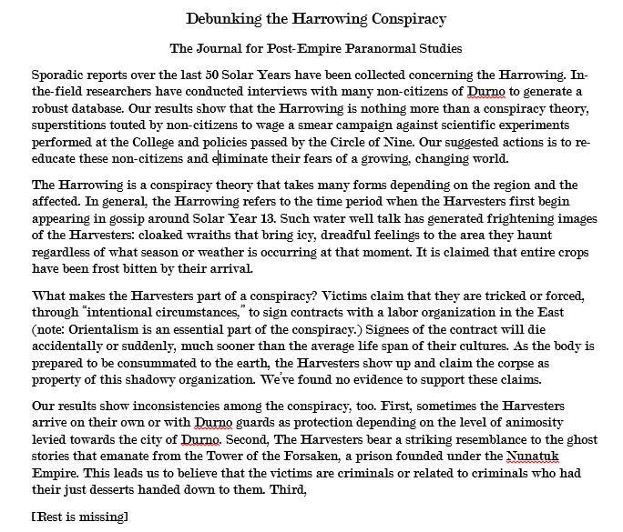 The Harrowing | The Starwalker Adventures Wiki | Fandom