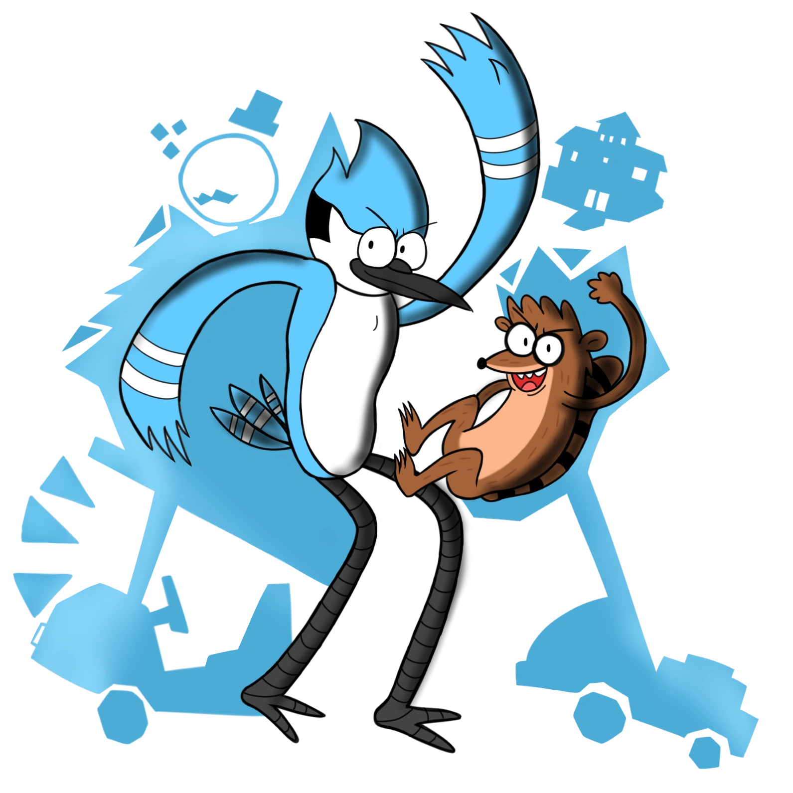Regular Show Mordecai And Rigby Ohh