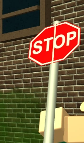 Stop Sign | The Streets Roblox Wiki | Fandom