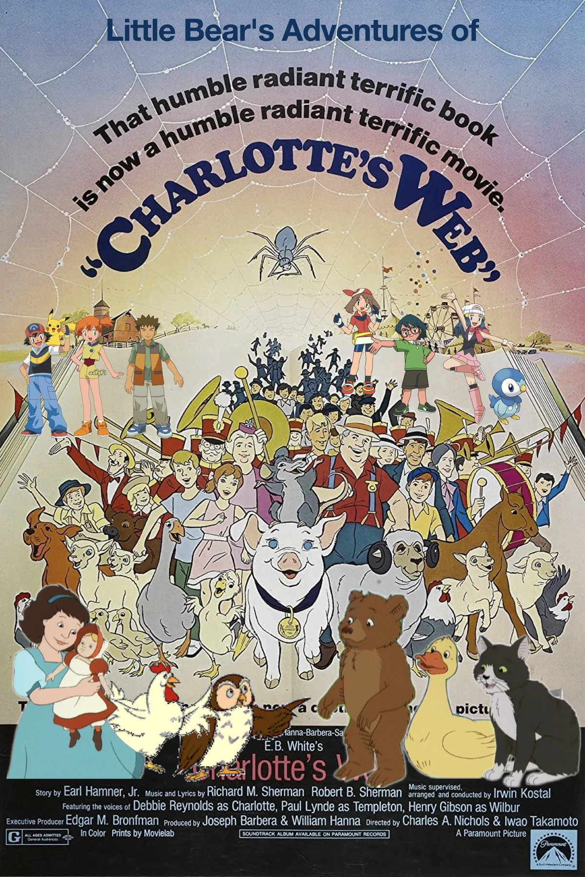 Little Bear's Adventures of Charlotte's Web | The Stuingtion And Hiatt ...