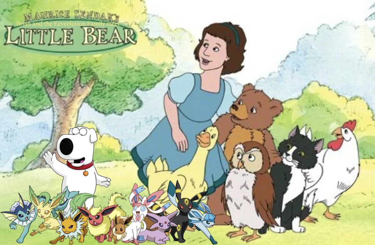Brian and the Eeveelution Family meet Little Bear | The Stuingtion And ...