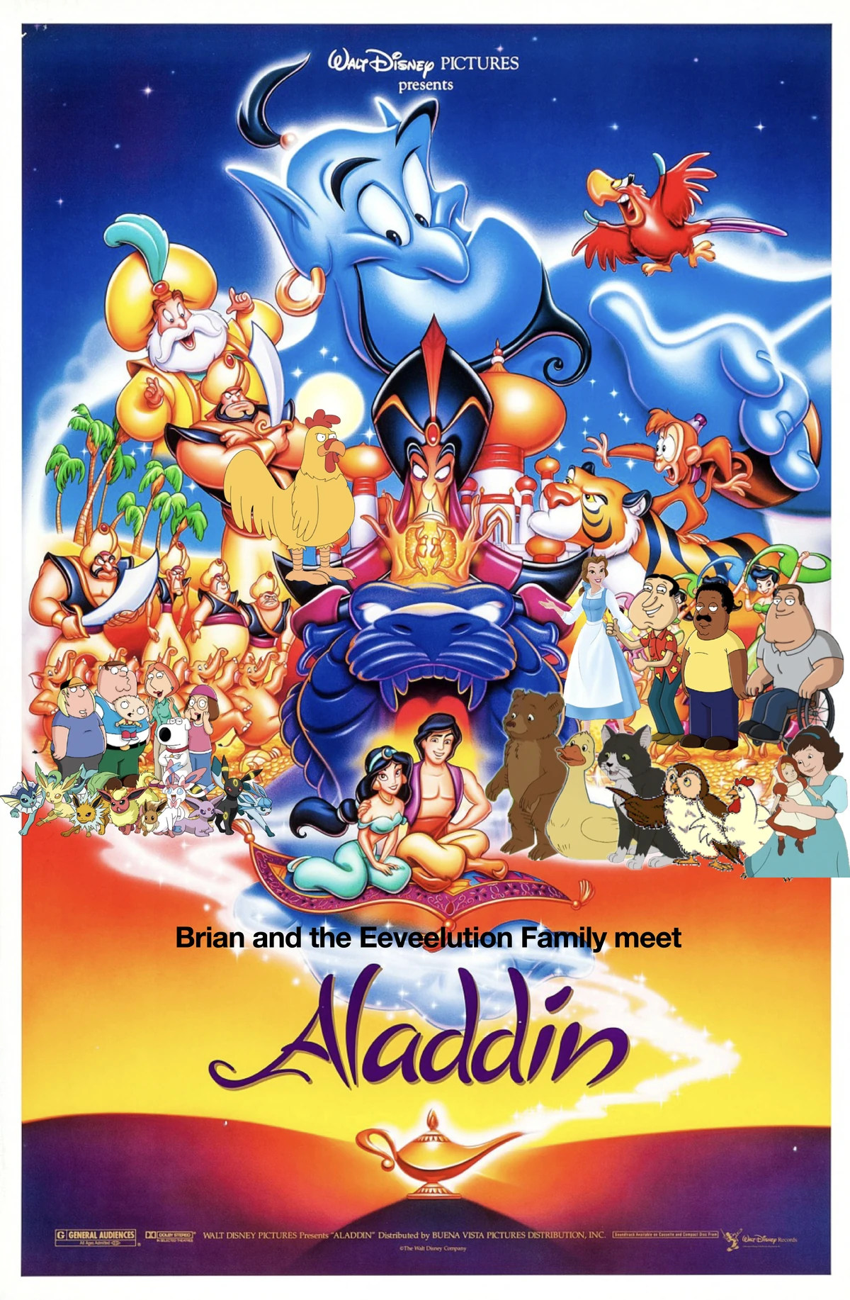 Brian and the Eeveelution Family meet Aladdin | The Stuingtion And ...