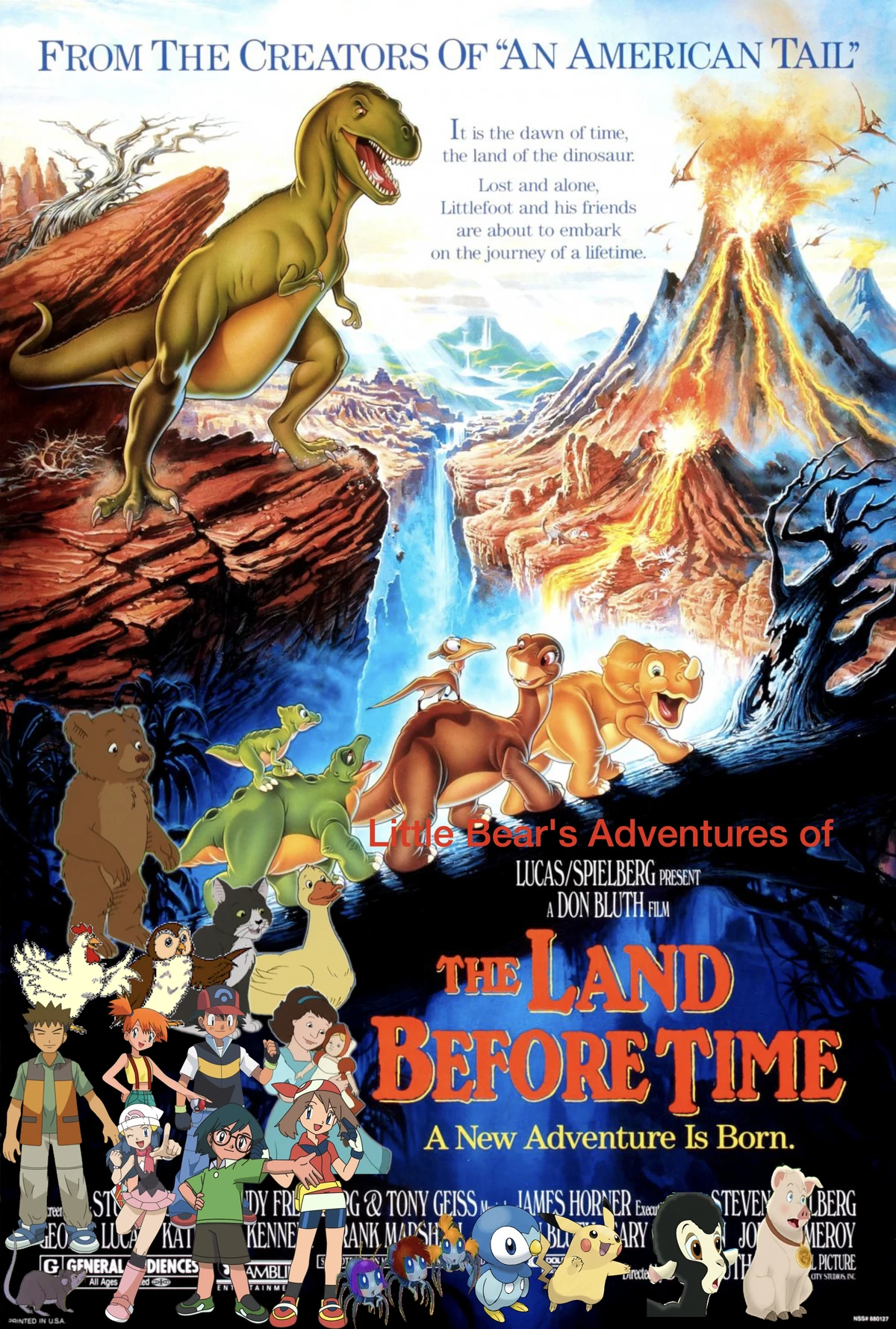 Little Bear's Adventures of The Land Before Time | The Stuingtion And ...