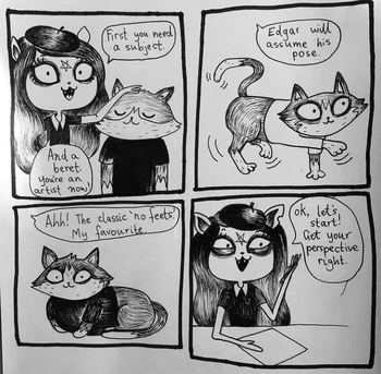 Comic No.2 - Portraiture with Claire & Edgar | The Summoning Wiki | Fandom