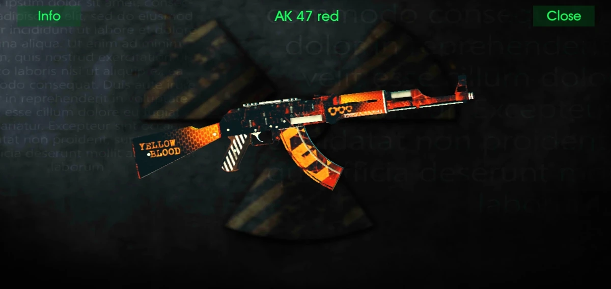 AK 47 red | The Sun: Origin Wiki | Fandom