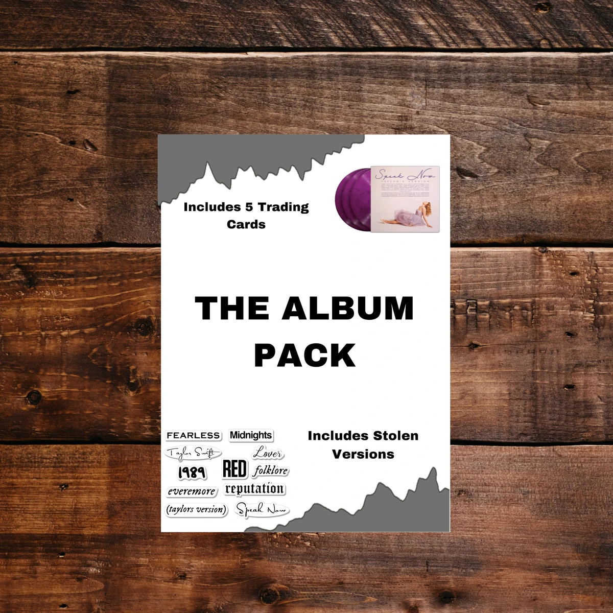 The Album Pack | The Taylor Swift Fanon Trading Card Wiki | Fandom