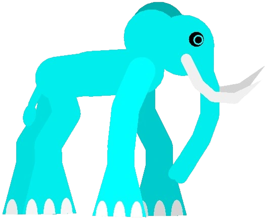 Cyan Monster Elephant | The teamebers , youtubers , AU and more Wiki ...