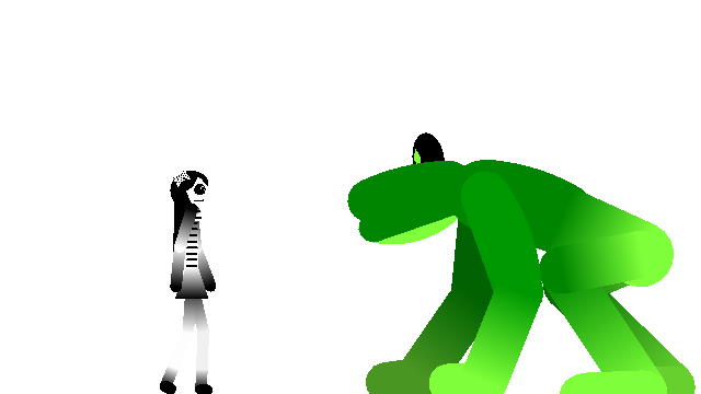 Green And Lime Monster Froggallery The Teamebers Youtubers Au