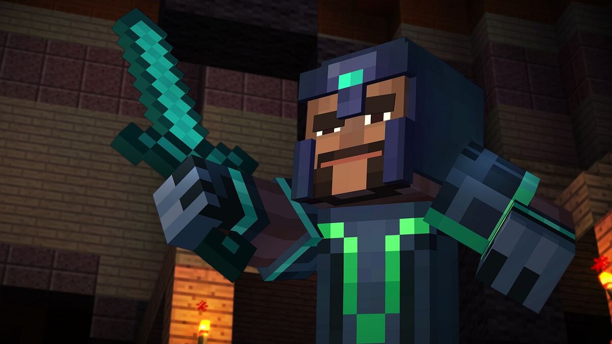 Gabriel The Warrior Minecraft Story Mode The Telltale Games Wiki Fandom