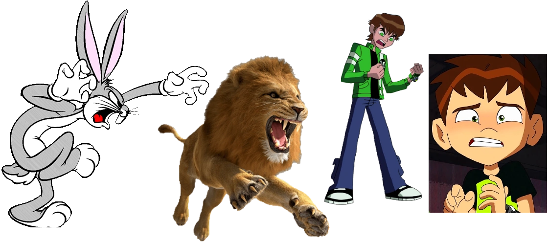 Bugs Bunny, MGM Lion and Ben Tennyson gets angry at Ben Tennyson (2016 ...