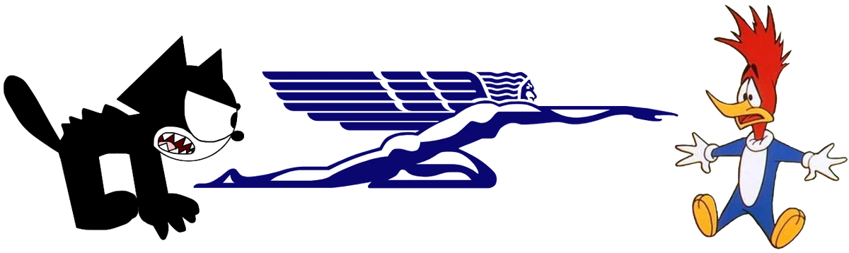 Felix the Cat and Winged Man gets angry at Woody Woodpecker over ...