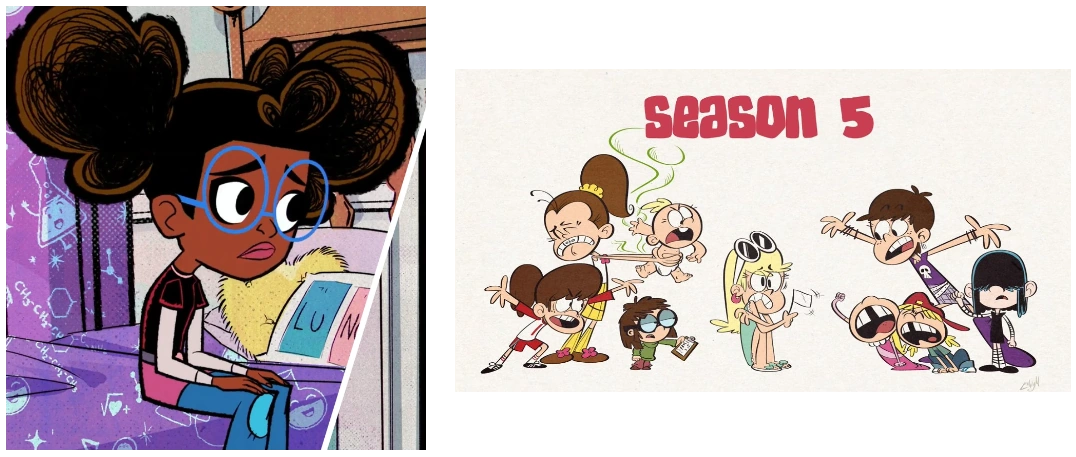 Lunella Lafayette sad while seeing Seasons 5-onwards of The Loud House ...
