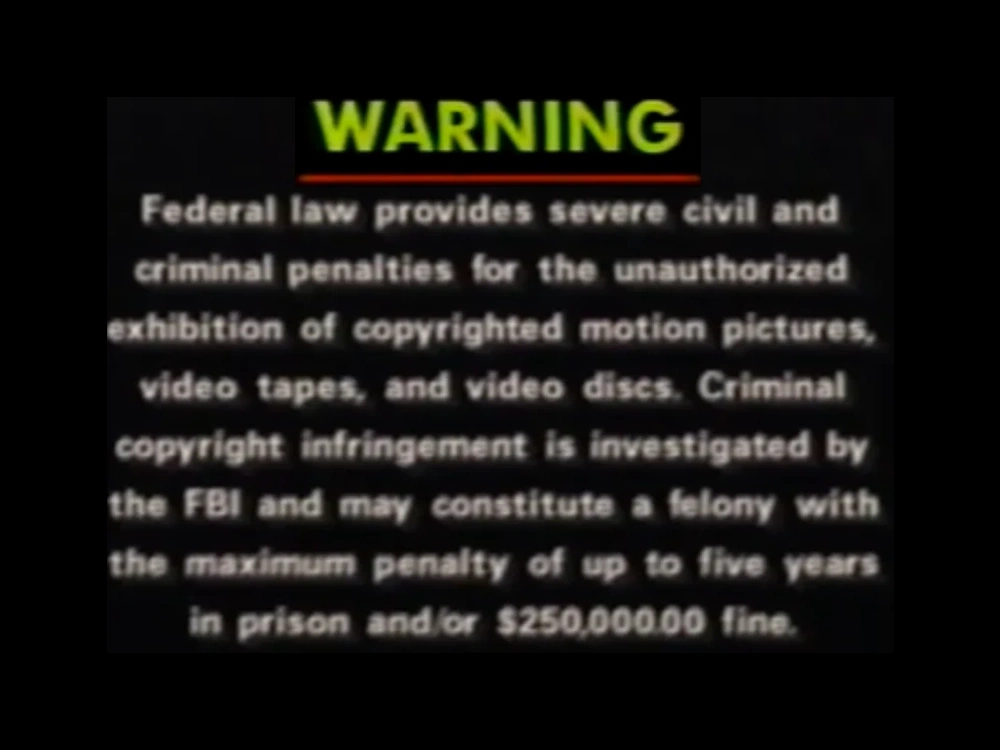 FBI Warning changes | The Ten Mass Media Companies Wiki | Fandom