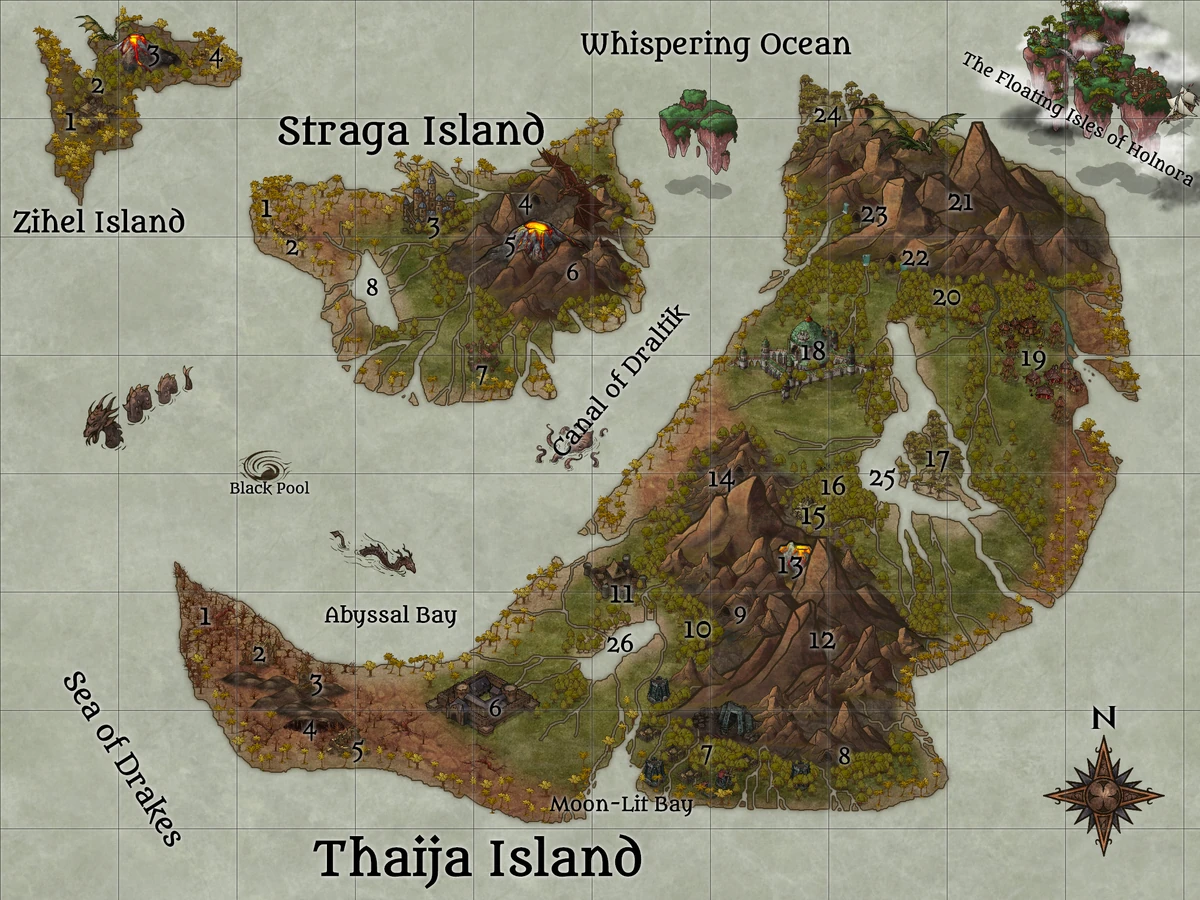 Map of The Three Islands | The Three Islands Wiki | Fandom