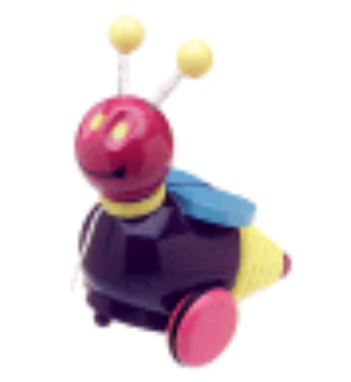 Blinky The Lightning Bug Wooden Pull Toy | The Toy Chest Of Baby ...