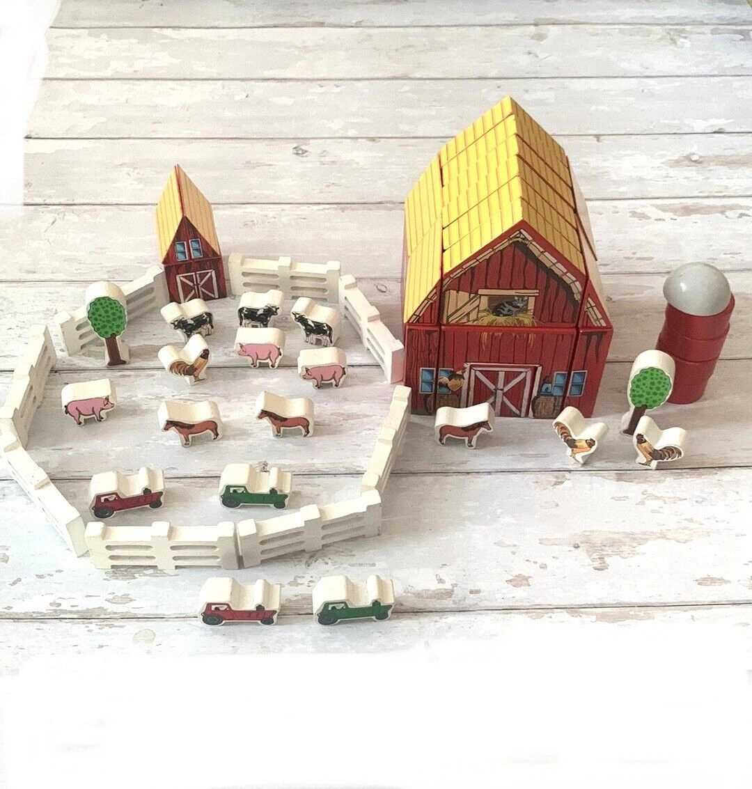 Wooden Farm Blocks Play Set | The Toy Chest Of Baby Einstein Wiki | Fandom