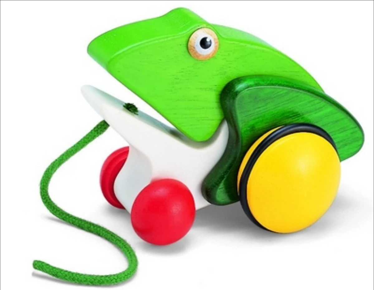 Pull-Along Bullfrog | The Toy Chest Of Baby Einstein Wiki | Fandom