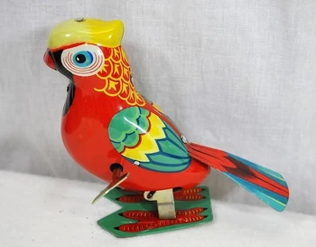 Tin Wind-Up Jumping Parrot | The Toy Chest Of Baby Einstein Wiki | Fandom