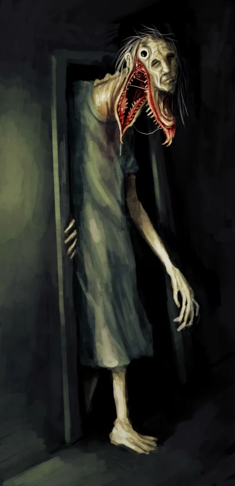 Old Woman/Sleepwoman | The Trevor Henderson Creatures Wiki | Fandom