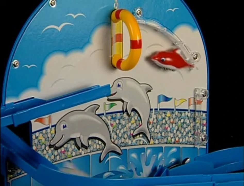 Baby Dolphins Jumping