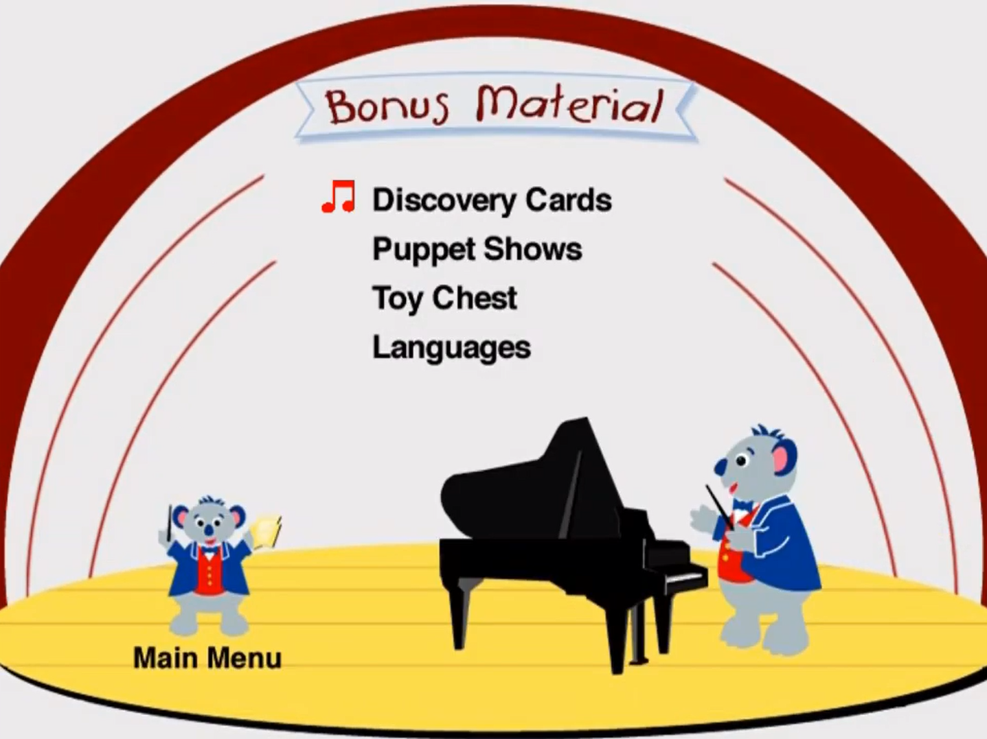 Baby Einstein Baby Mozart Dvd Menu