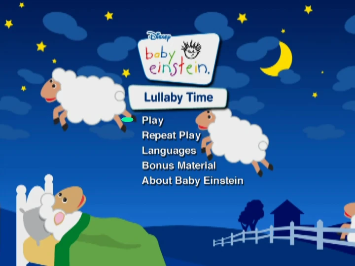Lullaby Time DVD Menu | The True Baby Einstein Wiki | Fandom