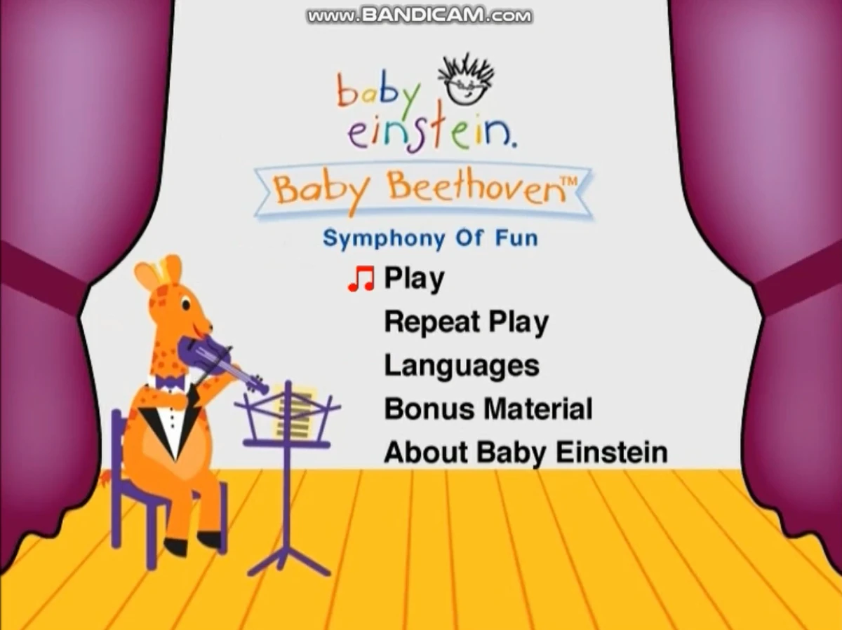 Baby Beethoven DVD Menu | The True Baby Einstein Wiki | Fandom