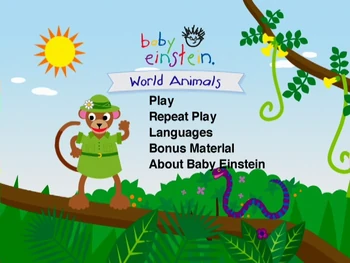 World Animals DVD Menu | The True Baby Einstein Wiki | Fandom