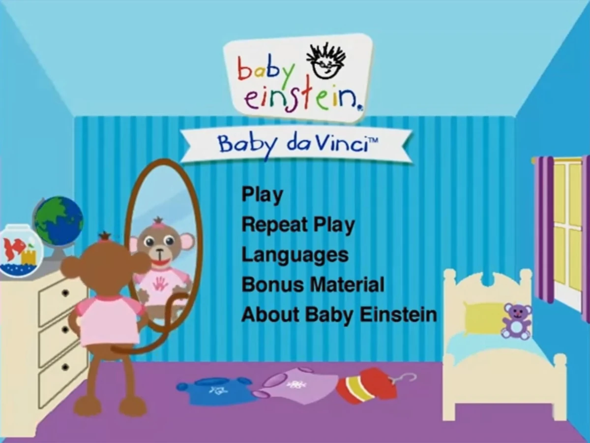 Baby da Vinci DVD Menu | The True Baby Einstein Wiki | Fandom