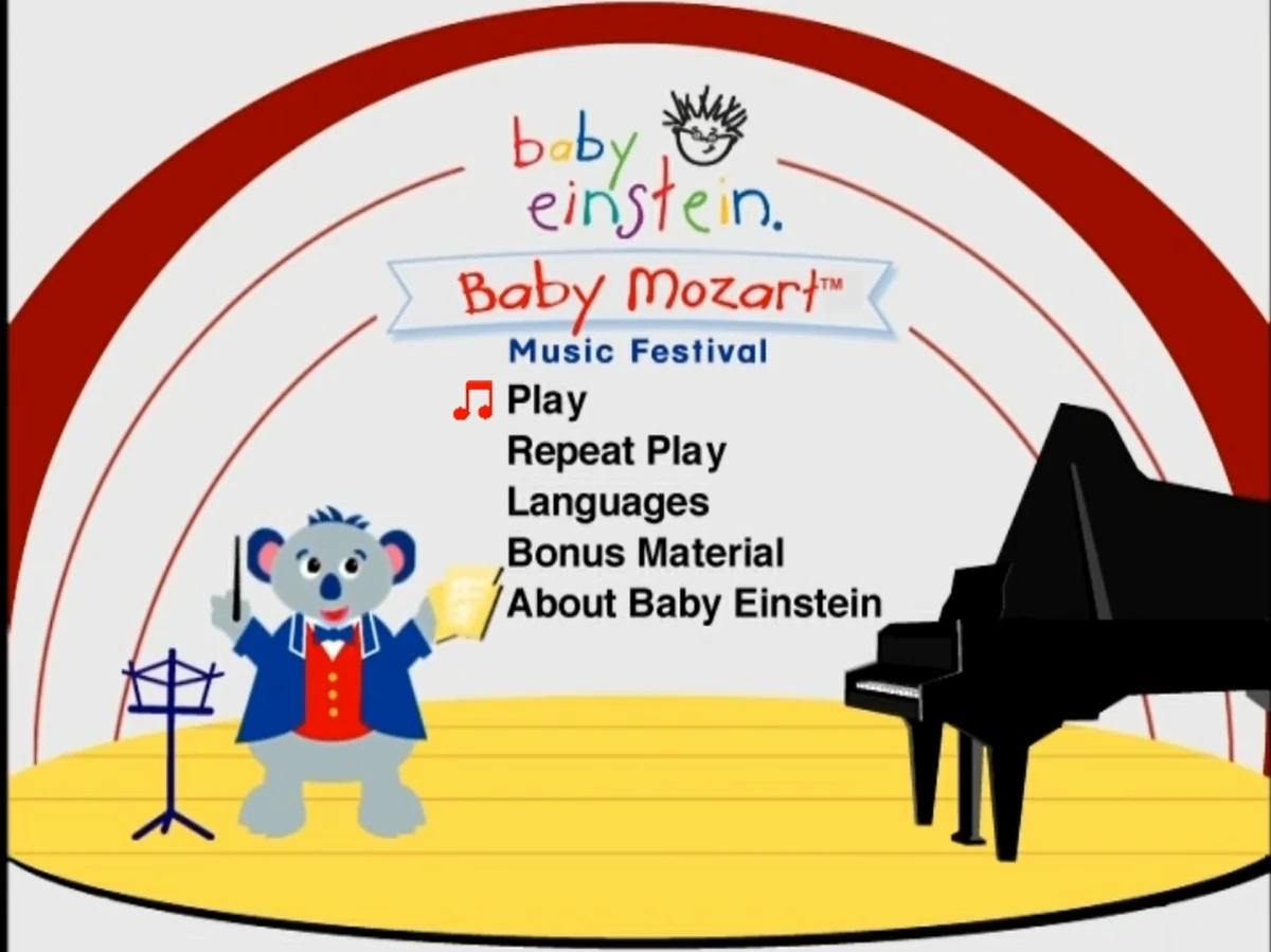 Baby Mozart DVD Menu | The True Baby Einstein Wiki | Fandom