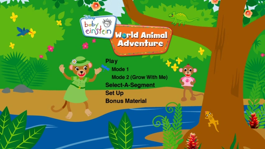 Baby Einstein World Animals Dvd Menu