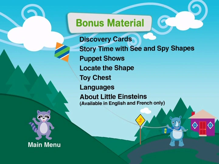 Baby Einstein Numbers Nursery Menu
