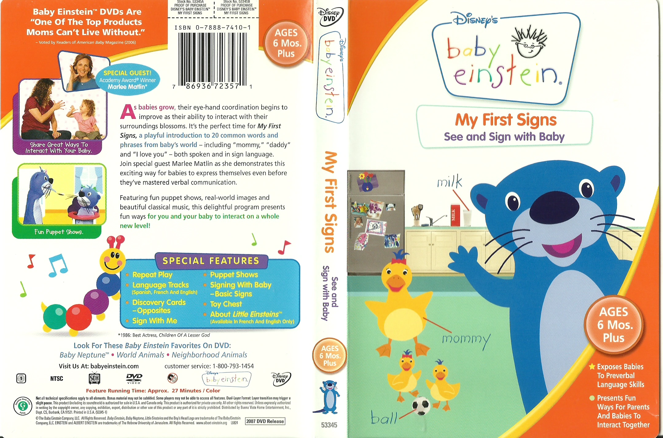 Baby Einstein My First Signs Dvd