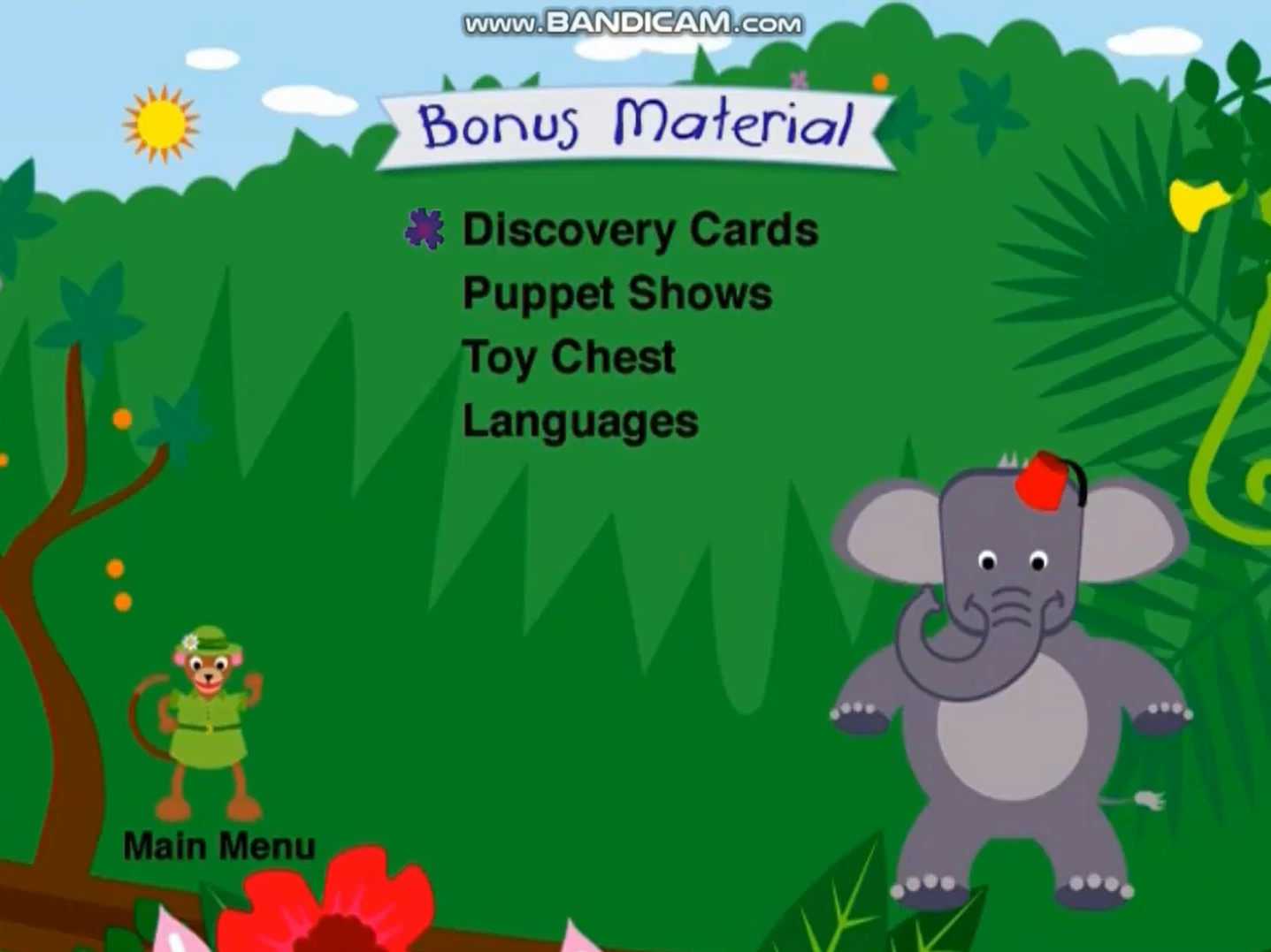Baby Einstein World Animals Dvd Menu