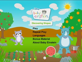 Discovering Shapes DVD Menu | The True Baby Einstein Wiki | Fandom