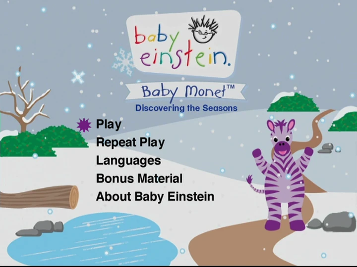 Baby Monet DVD Menu | The True Baby Einstein Wiki | Fandom