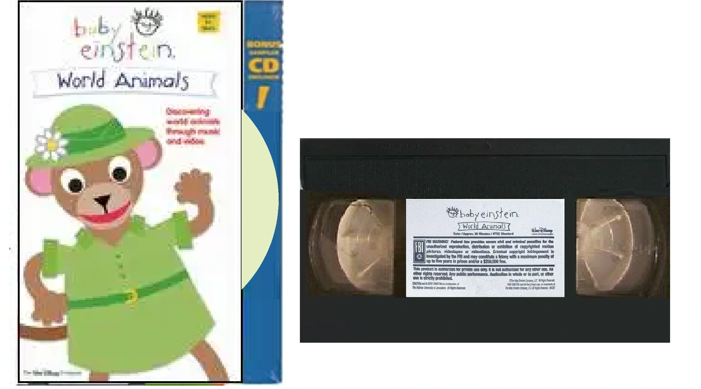 Baby Einstein World Animals Vhs 2003