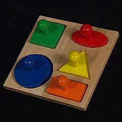 Geometric Puzzle Board By Guide Craft