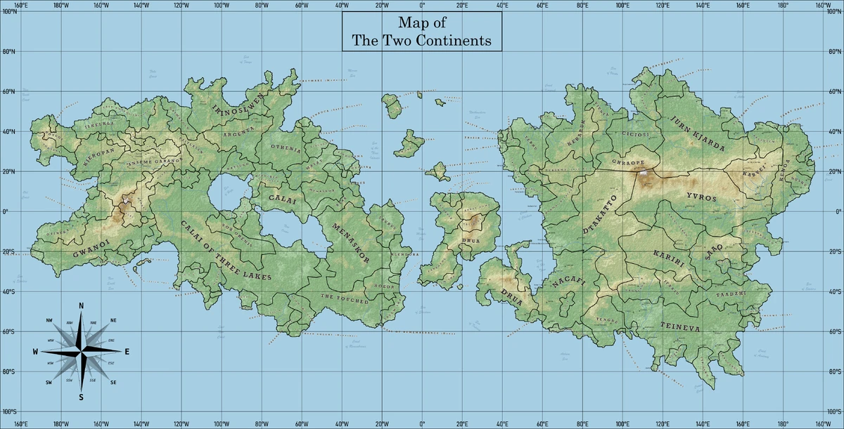 Geography of the Two Continents | The Two Constructed Continents Wiki ...